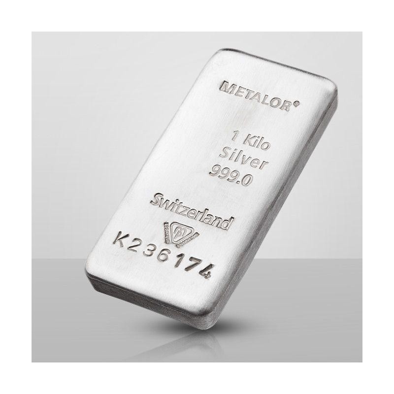 Pure investment silver bars | Umicore, Metalor, Heraeus