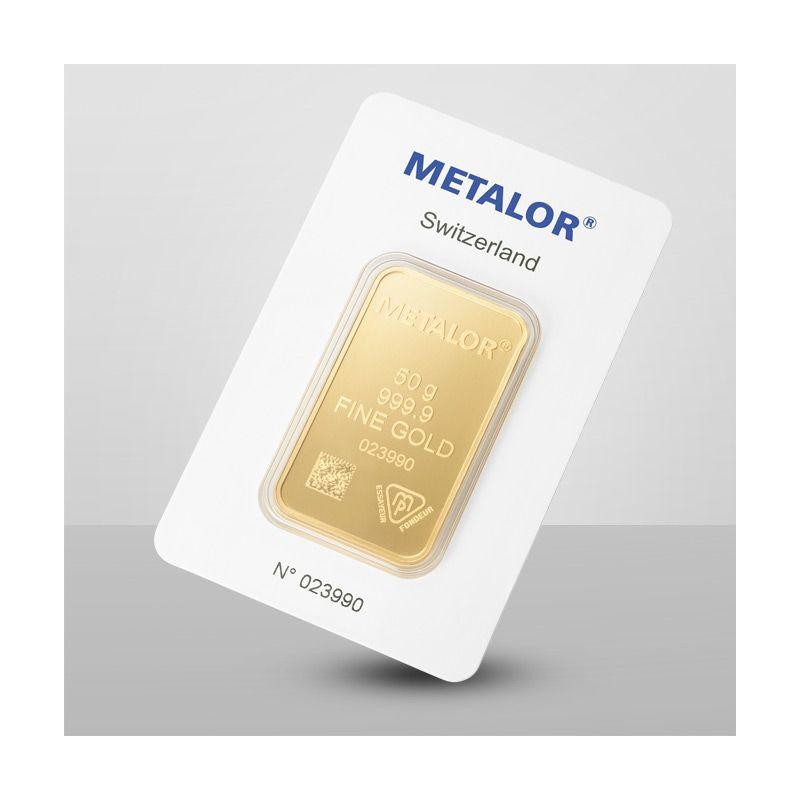 Lingot or 50 grammes | Cours de l'or - Meilleur prix Achat et vente