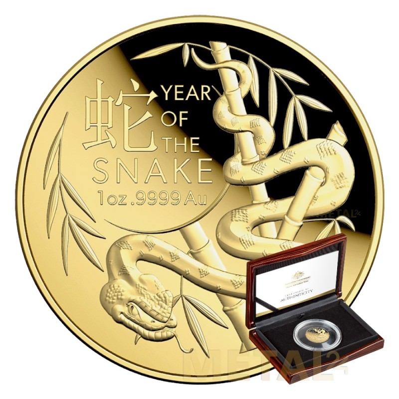 2025 Gold Coin - 1oz Lunar Year Snake Dome Proof | Royal Australian ...